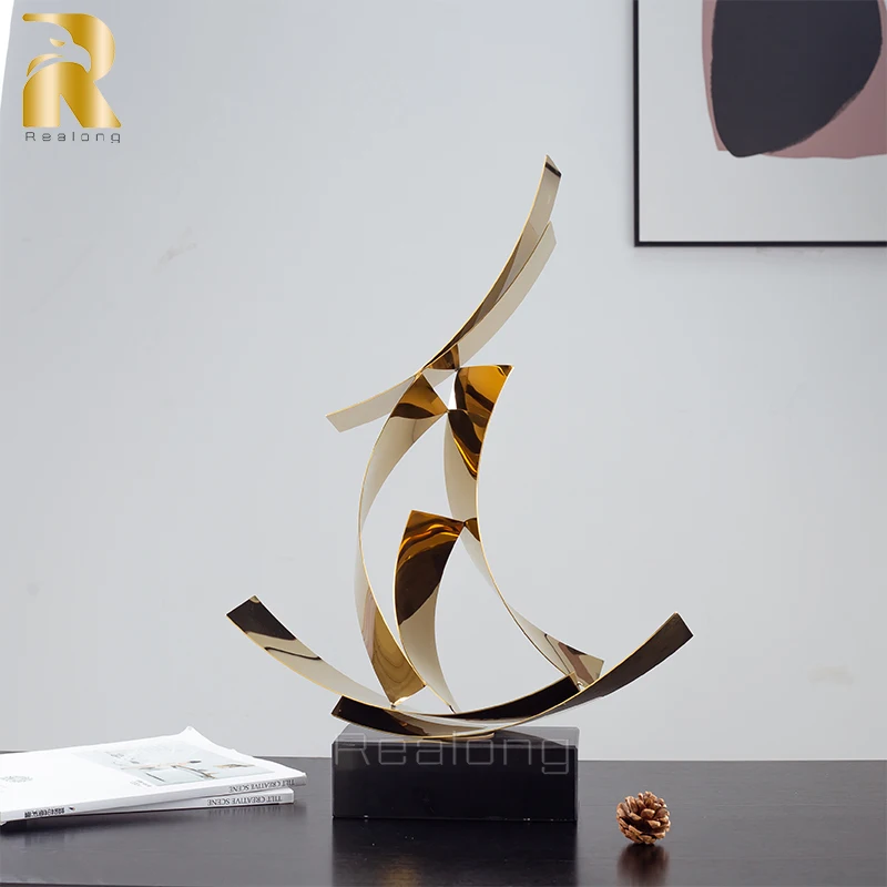 Geometric Metal Sculpture