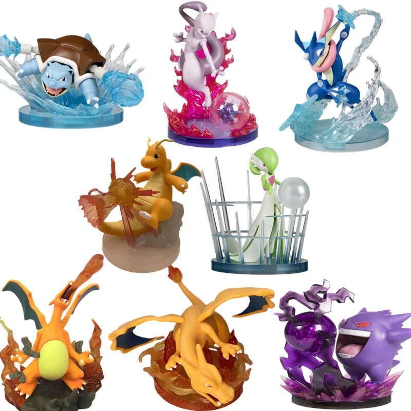 Pokemon-Anime-Figures-Charizard-Mewtwo-Greninja-Gardevoir-Blastoise ...