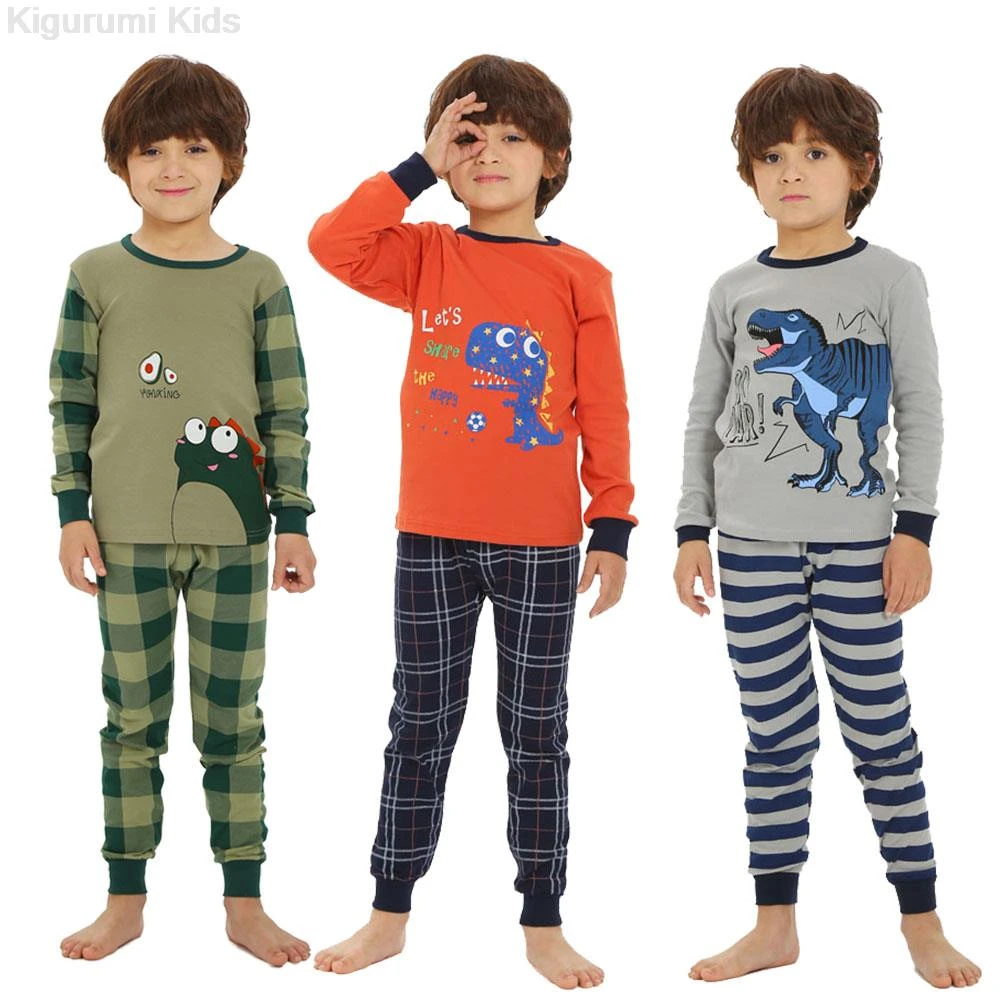 Cartoon Pyjamas Boys Size 8 | Boy Pajama Summer 10 Years | Pijama Child ...