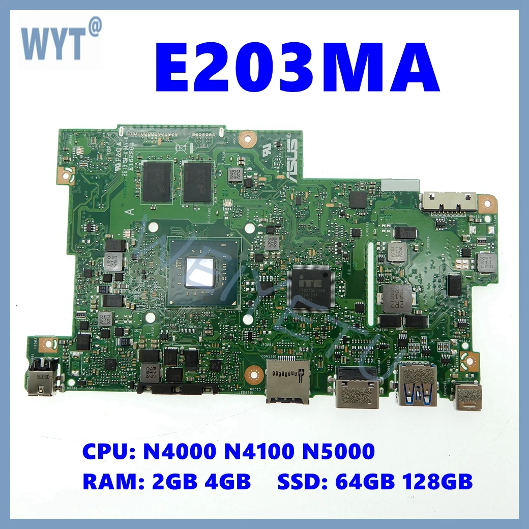 E203MA Mainboard For ASUS E203M E203MAR E203MAS L203MA W203MA R203M ...