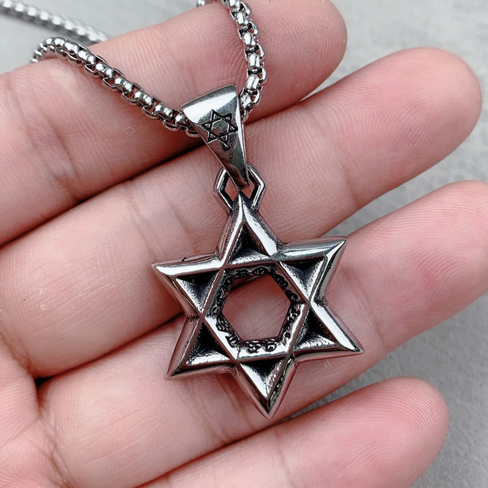 Star Of David Necklace For Men