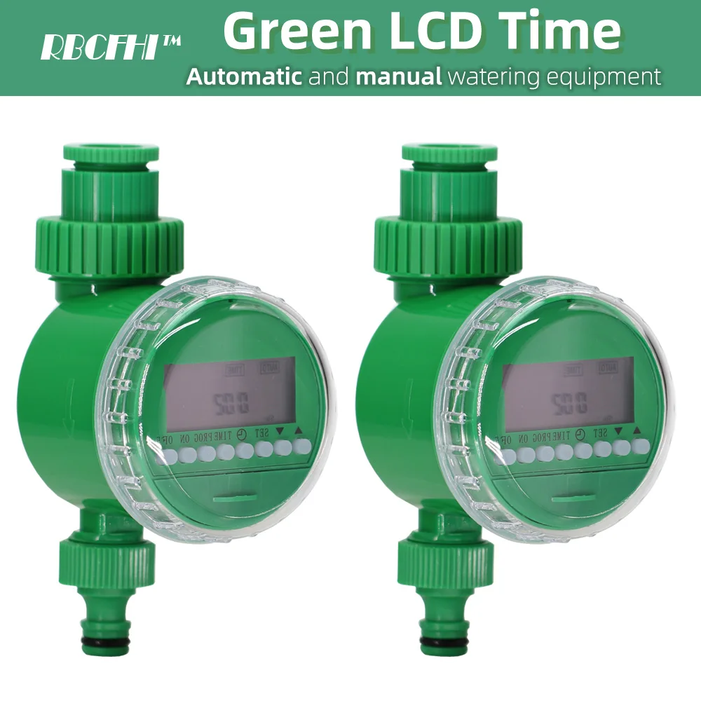 Garden Automatic Manual Water Timers Digital Programmable Irrigation ...
