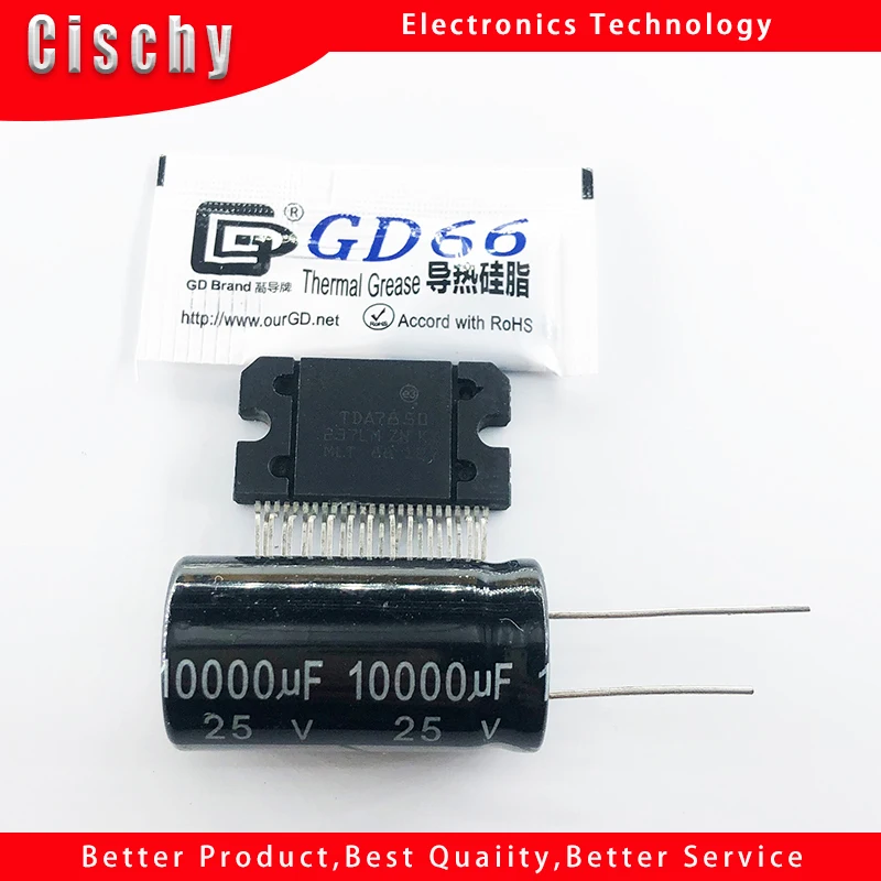 1pcs-lot-TDA7850-ZIP-25-TDA-7850-1pcs-10000UF-25V-capacitor-1bag ...
