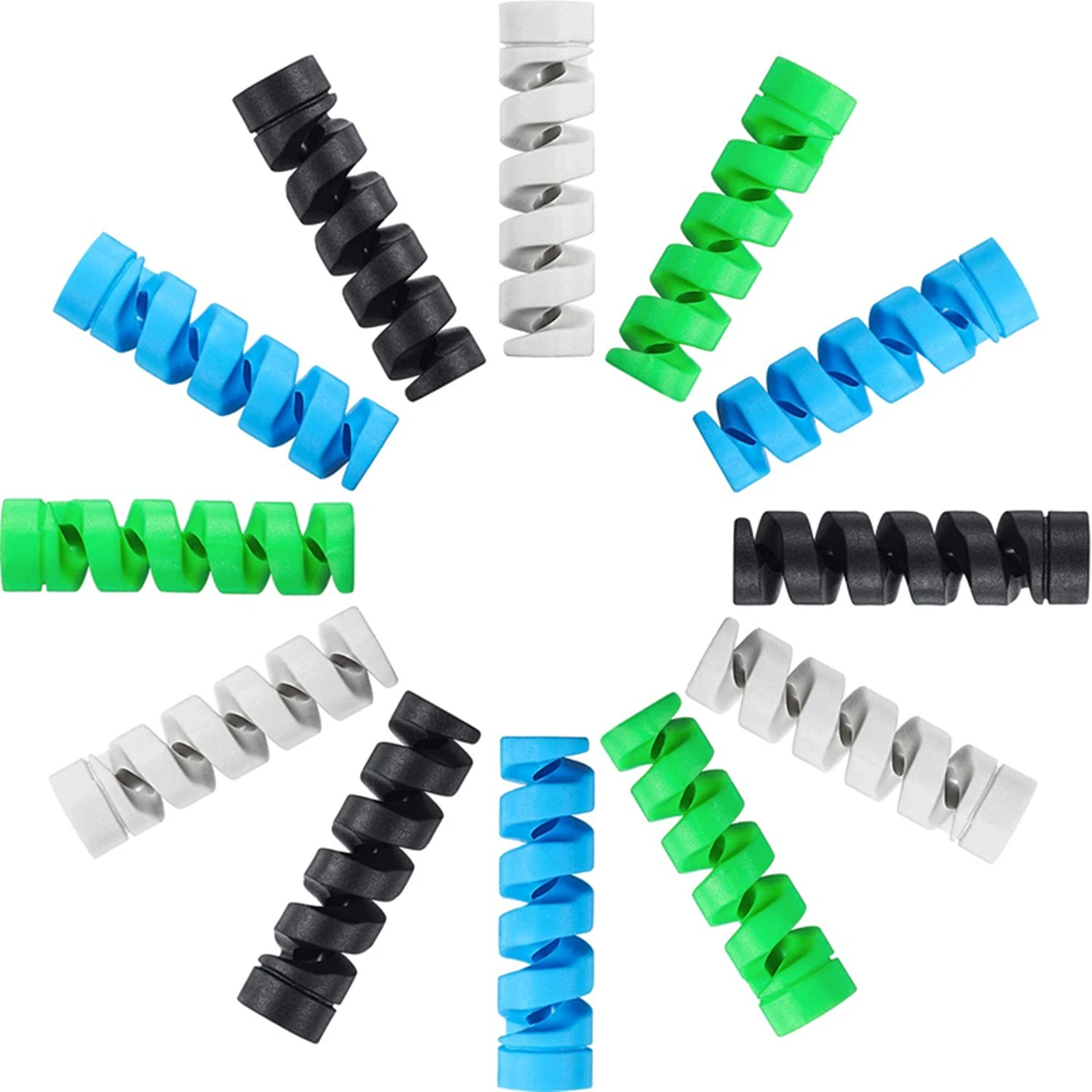 Silicone-Espiral-Cable-Protector-Winder-Clip-Cabo-Carregador-Capa-Flex ...