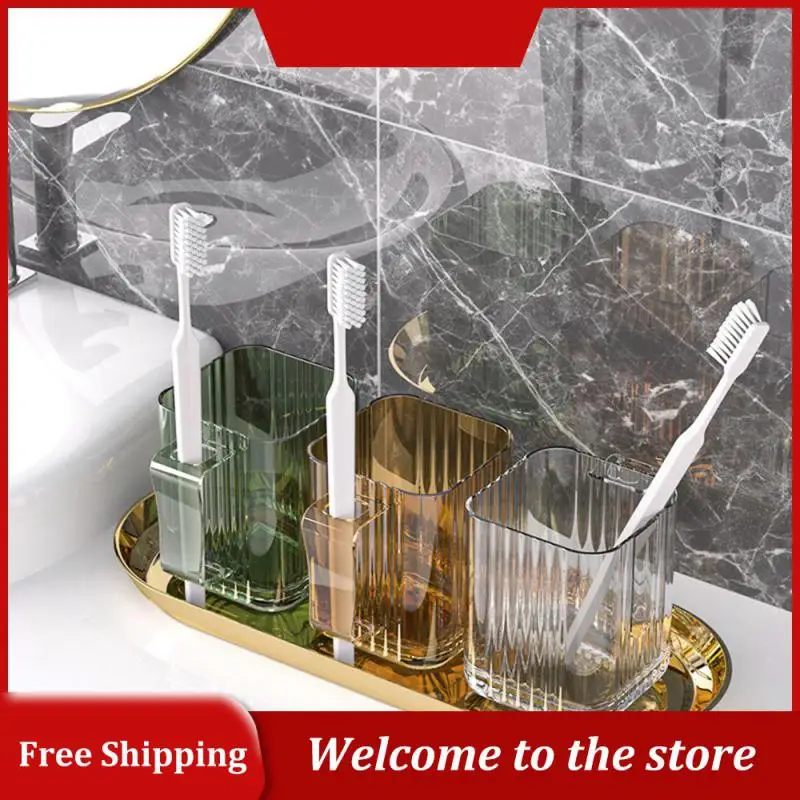 Mouthwash-Cup-Essential-For-Home-Elegant-Toothpaste-Cup-With-Lid ...