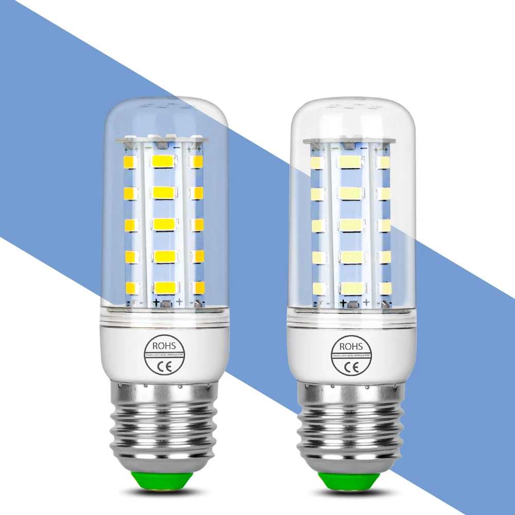 Led 220v lâmpada e27 candel lâmpada e14 milho luz gu10 lampara led ...