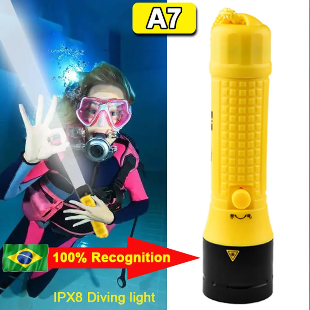 IPX8-Professional-LED-Scuba-Diving-Flashlight-Torch-Underwater-100m ...