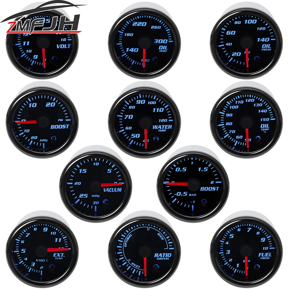 A 7 Color LED 52mm Car Auto Tachometer Tacometro RPM Meter Gauge Gauge ...