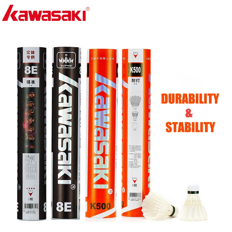 Kawasaki Professional Training Badminton Shuttlecock King Kong & King ...