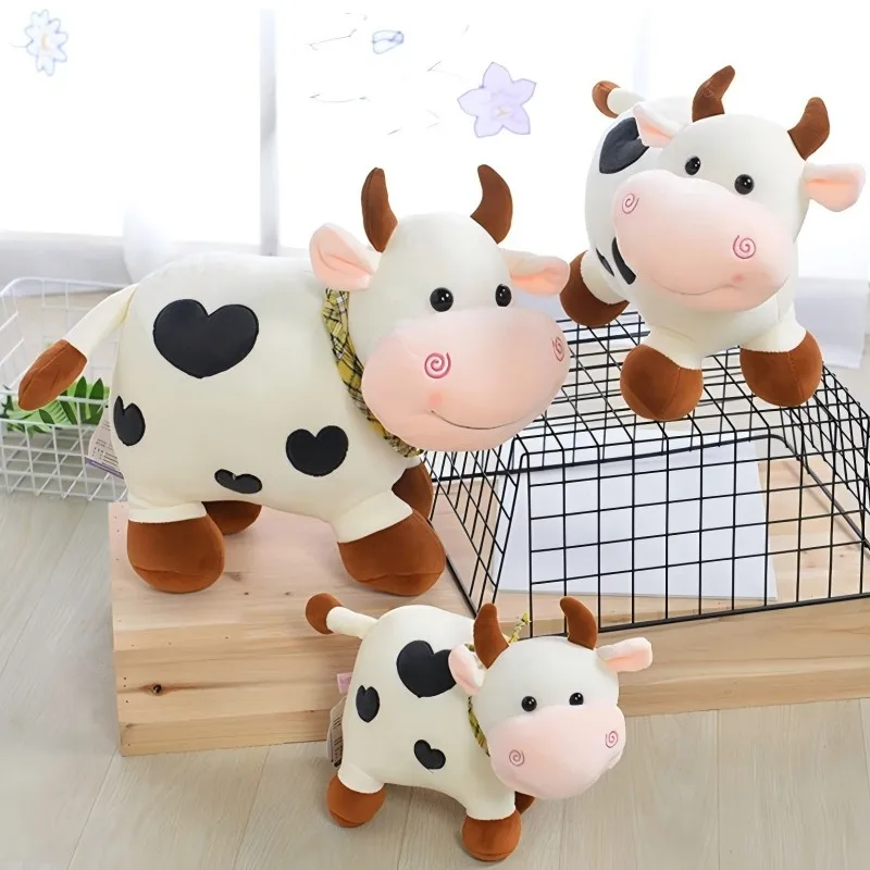 Love Little Cow Doll Cute Plush Toy Doll Cloth Doll Male and Female ...