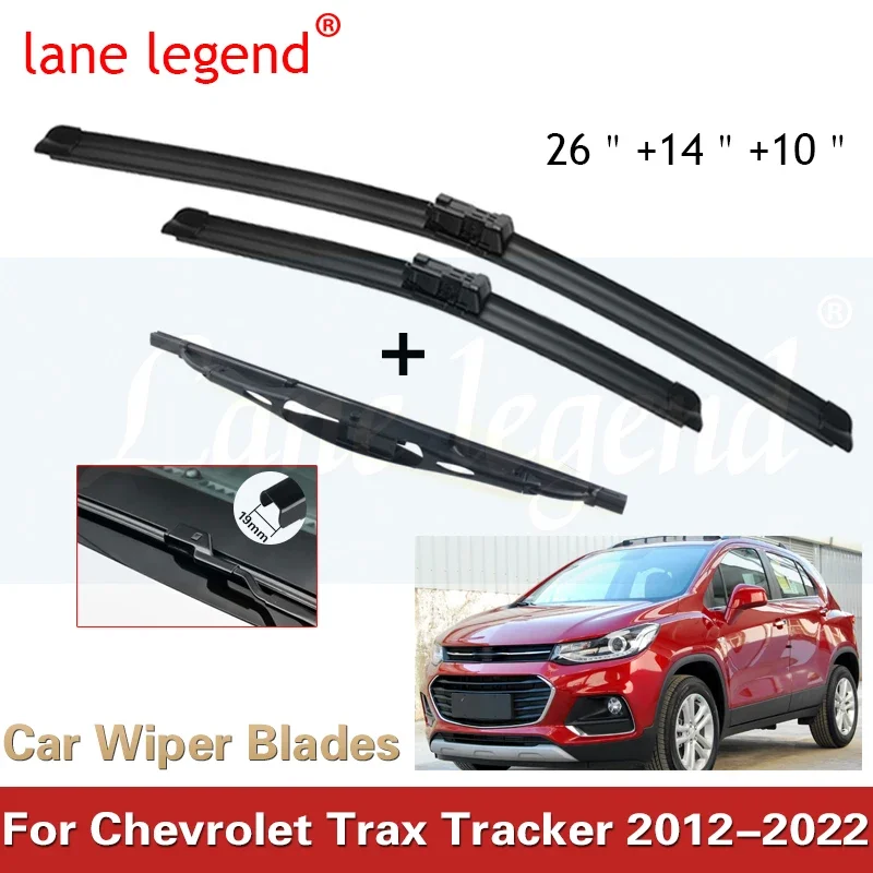 Car Wiper Front & Rear Wiper Blades Set For Chevrolet Trax Tracker 2012 ...