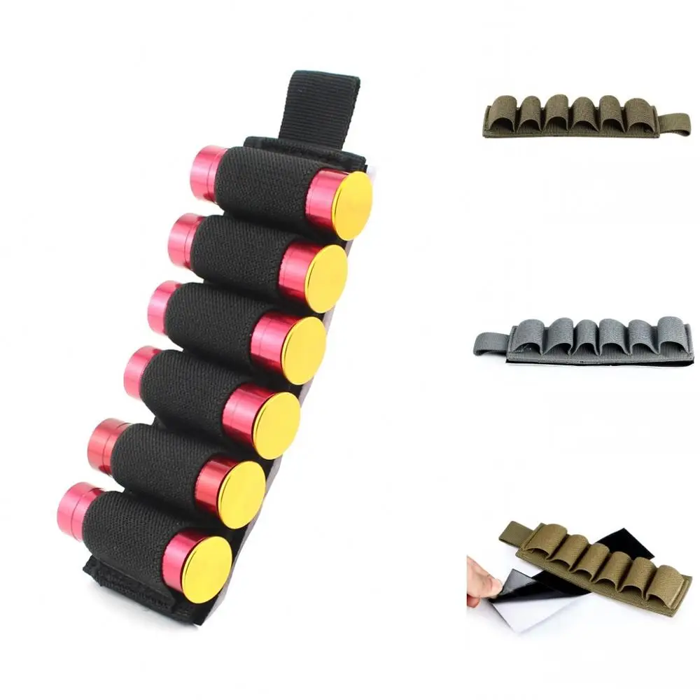 6-Rounds-Tactical-Shotgun-Buttstock-Shell-Holder-12GA-Military-Airsoft ...