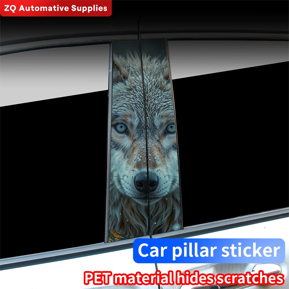 Wolf-Car-Stickers-Auto-B-pillar-Stickers-Car-Center-Column-Decoration ...