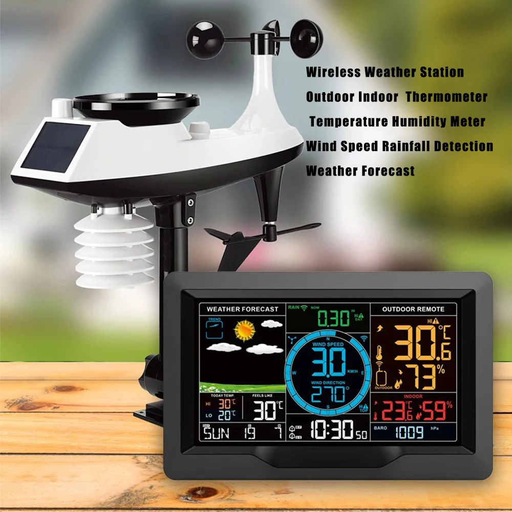 Multifunctional Weather Station Weather Forecast Wind Speed Barometric ...