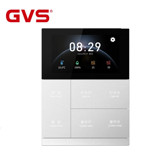GVS KNX Smart Touch Screen KNX Panel Wall Central Control Smart KNX ...