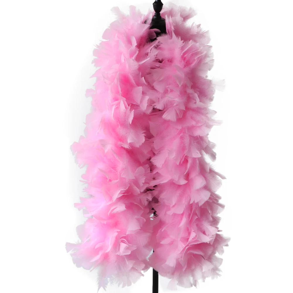 200Gram Pink Turkey Marabou Feather Boas Trim Scarf 2Meter Feathers ...