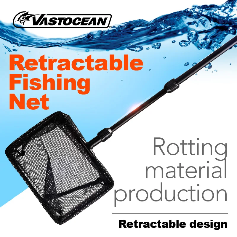VASTOCEAN-Retractable-Fish-TrapAquarium-Plunge-NetFish-Net-PocketSquare ...