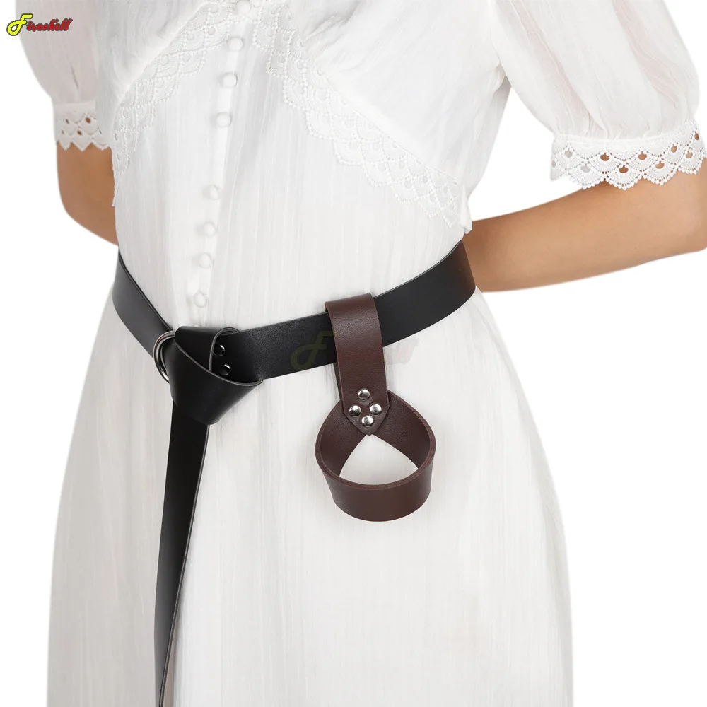 Medieval-PU-Leather-Sword-Belt-Waist-Sheath-Scabbard-Adult-Warrior ...