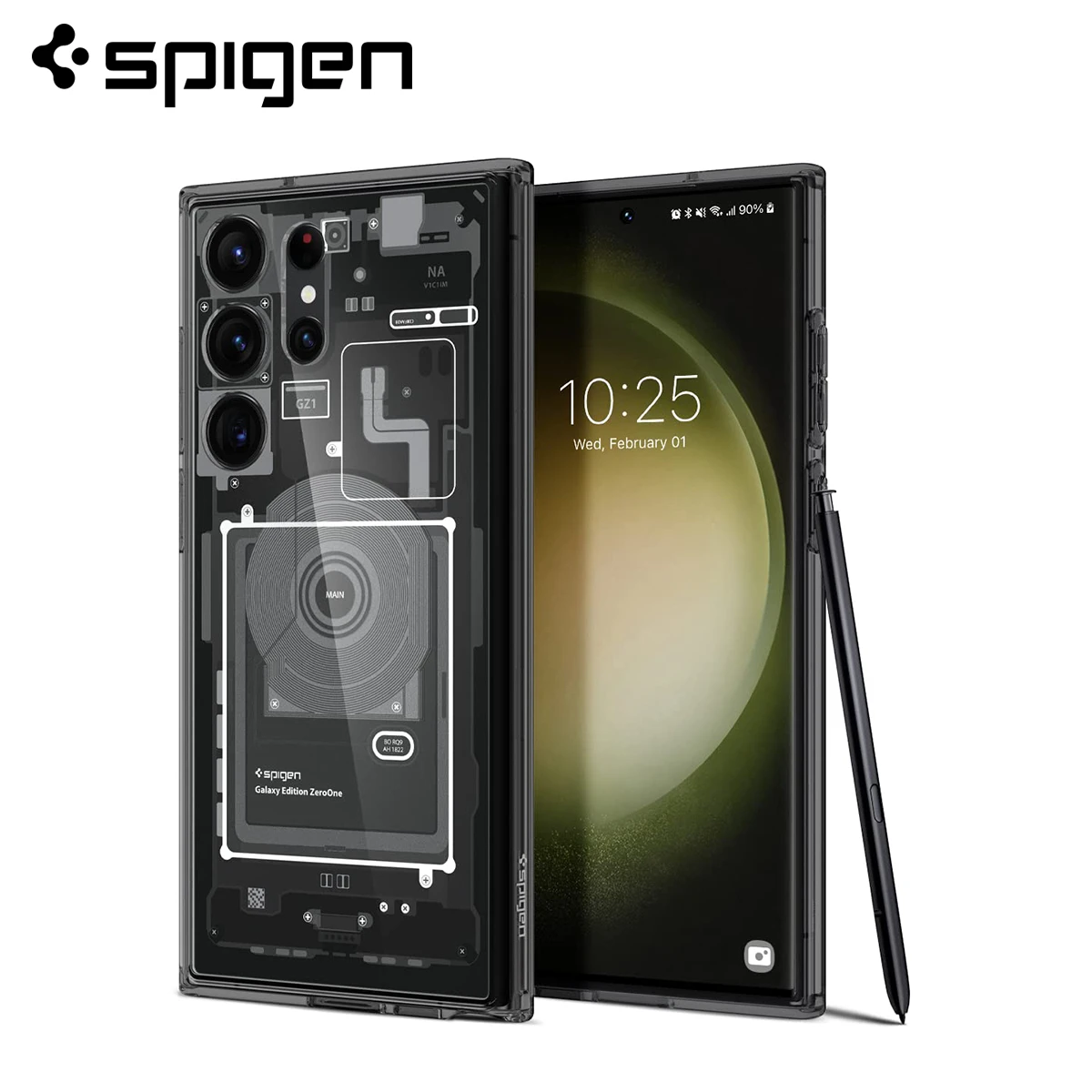 Capa Spigen Ultra Híbrida Zero One para Samsung Galaxy S23 Ultra ...