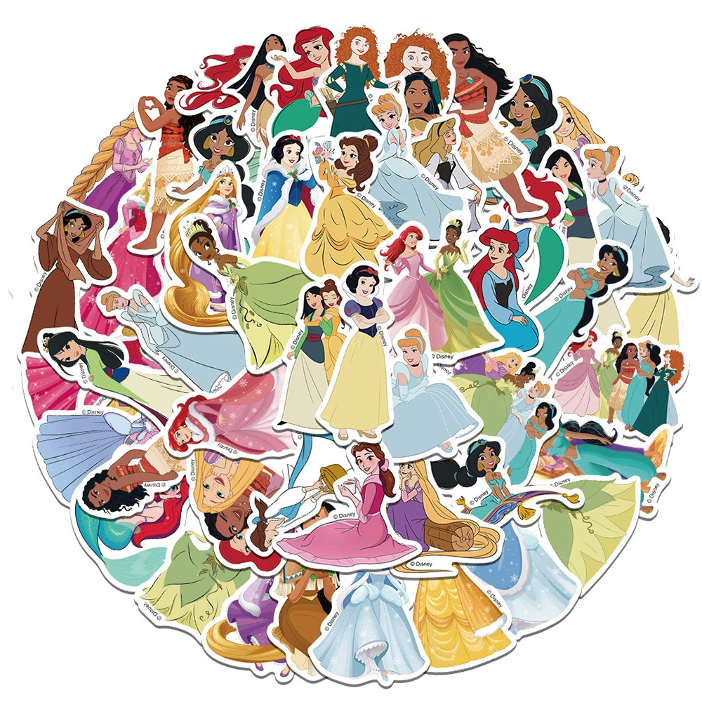 Disney-Princess-Snow-White-Cinderella-Stickers-for-Water-Bottles ...