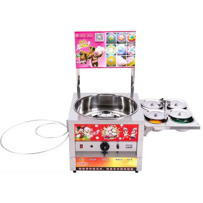 Commercial Fancy Gas Cotton Candy Maker, DIY Sweet Candy Sugar Floss ...