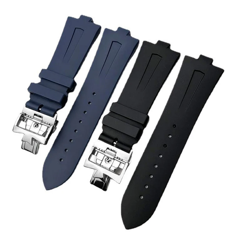 High quality Silicone Watch Band For Vacheron Constantin Overseas VC ...