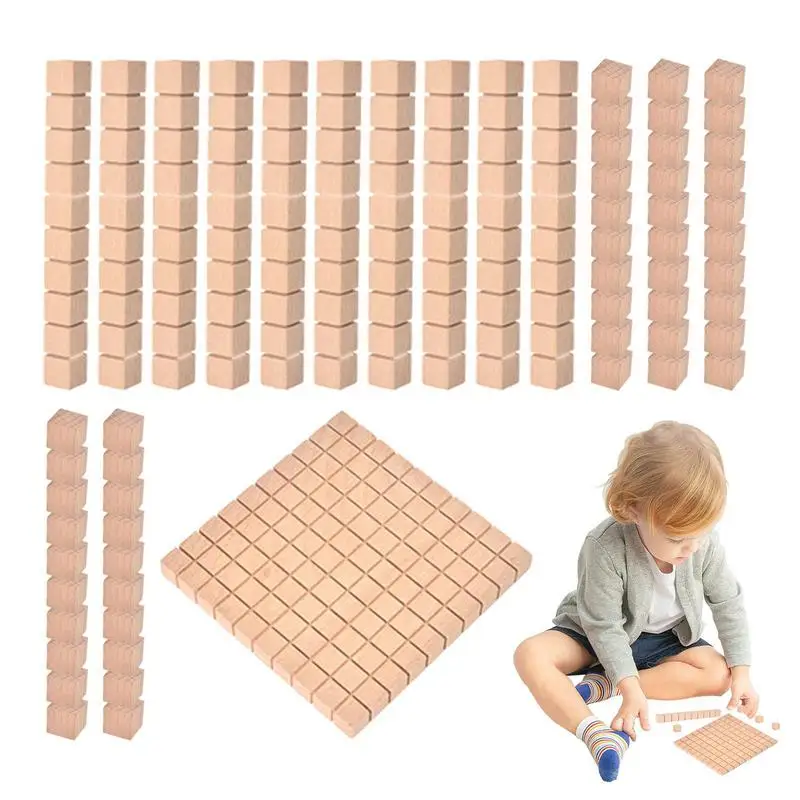 Decimal-Wooden-Teaching-Aids-para-Crian-as-Jogo-Aritm-tico-Montessori ...