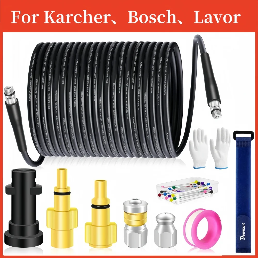 0-5m-50m-High-Pressure-Washer-Pipeline-Sewage-Dredging-Jet-Hose-Sewer ...