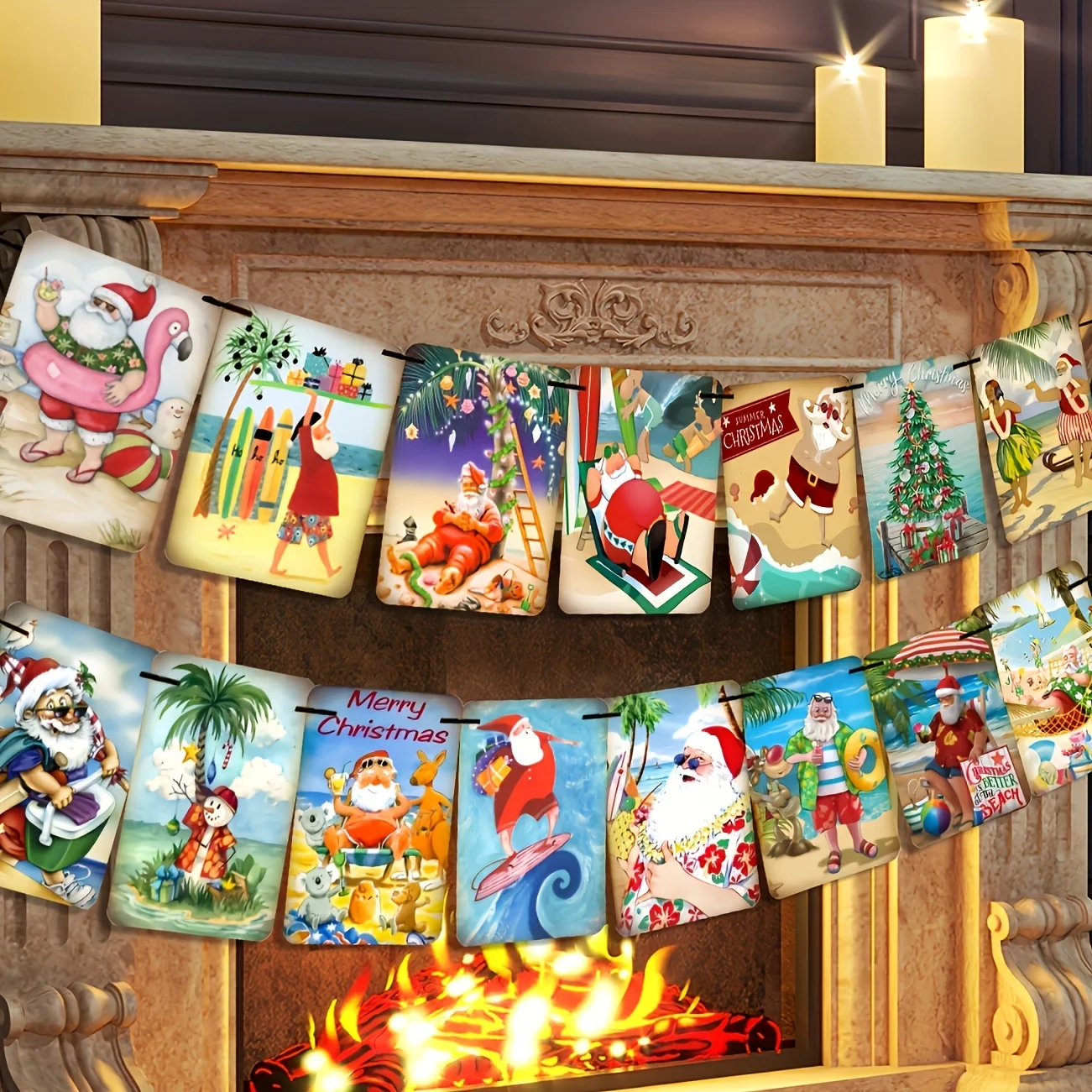 Christmas-in-July-Decorations-Vintage-Christmas-in-July-banner-July ...
