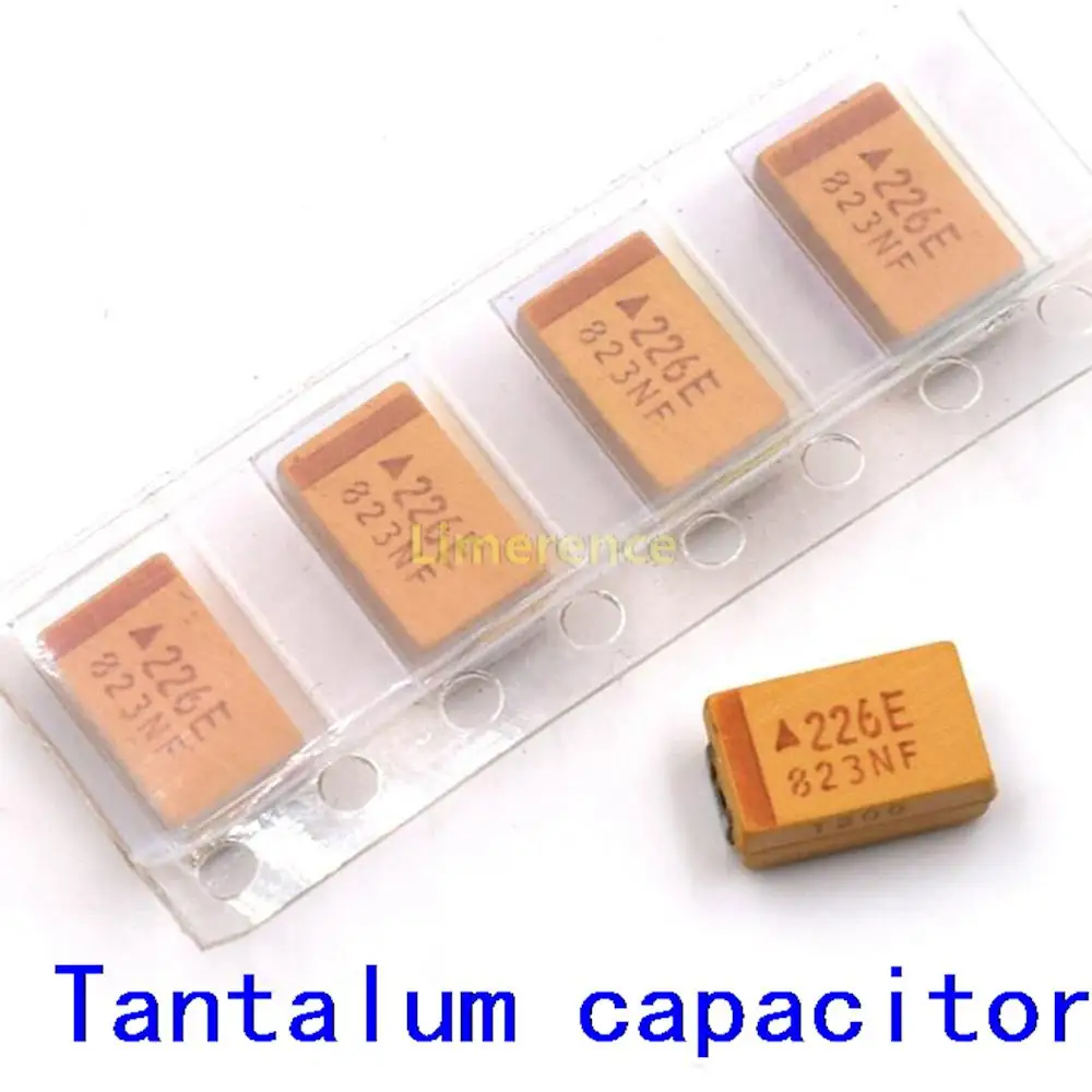 10PCS A B C D Case Tantalum capacitor 6V 10V 16V 25V 35V 50V 0.1UF 1uf ...