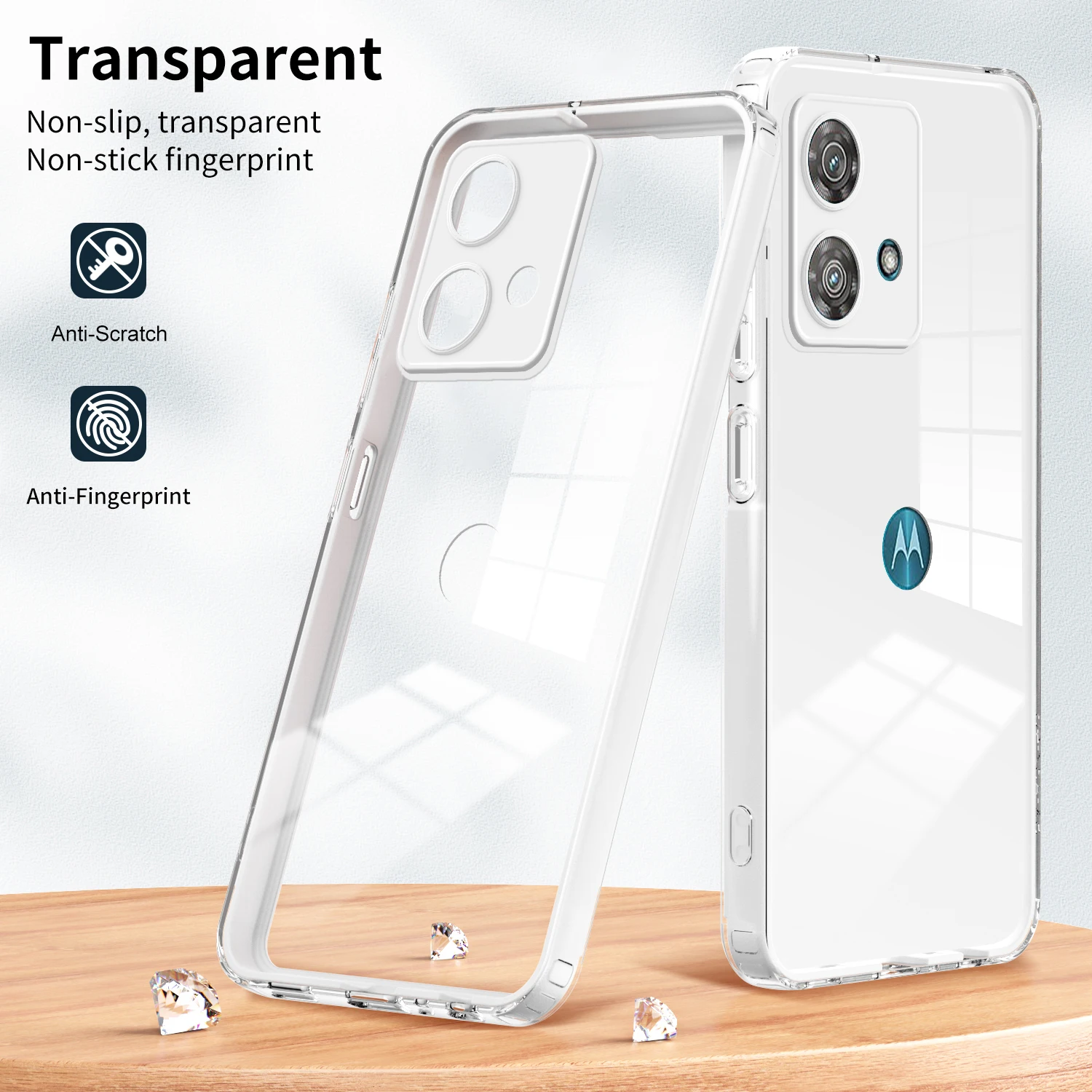 Funda-transparente-con-Marco-3-en-1-para-Motorola-Moto-G10-G20-G30-G14 ...