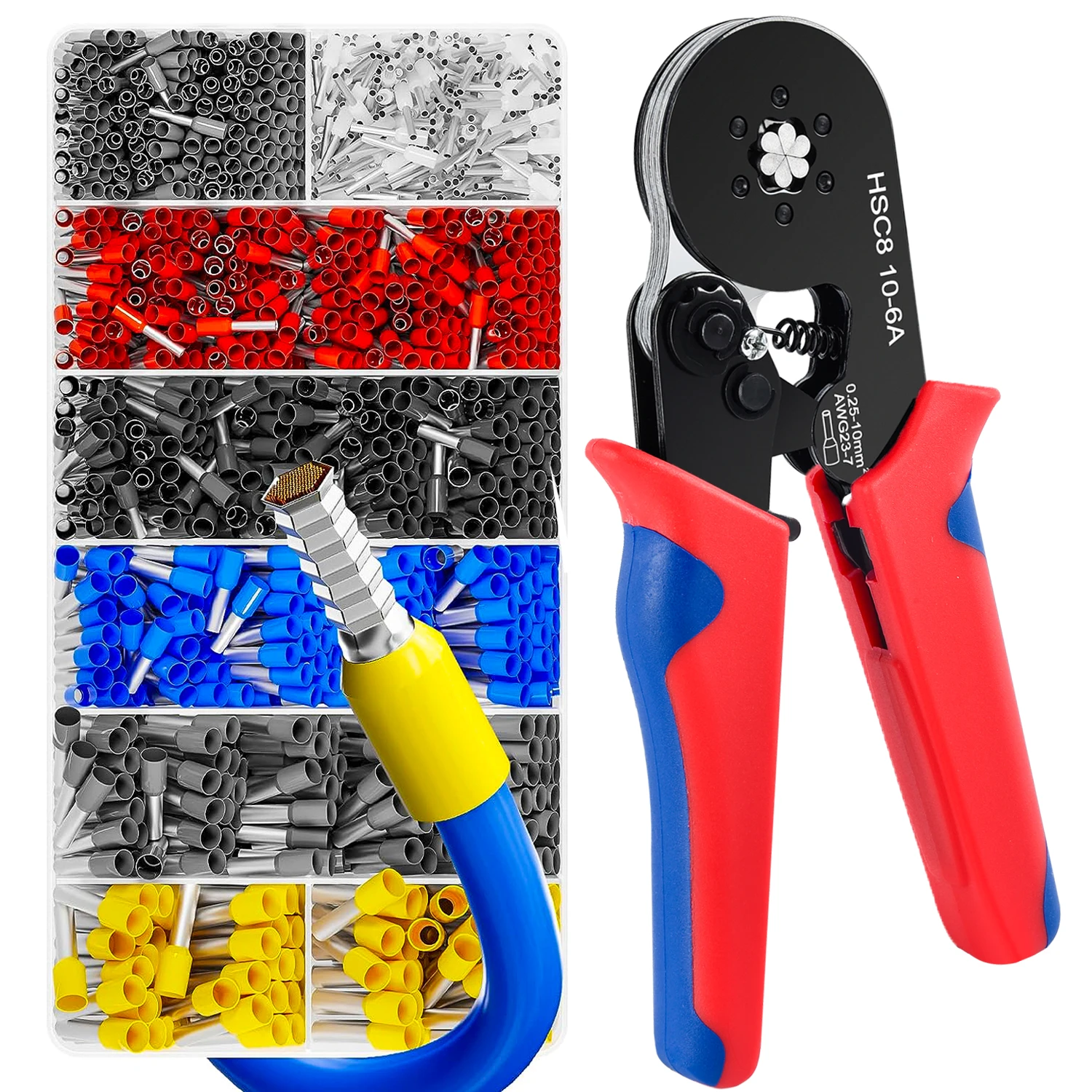 Tube-Terminal-Crimping-Tool-Set-Hexagonal-Crimping-Pliers-Range-0-25 ...