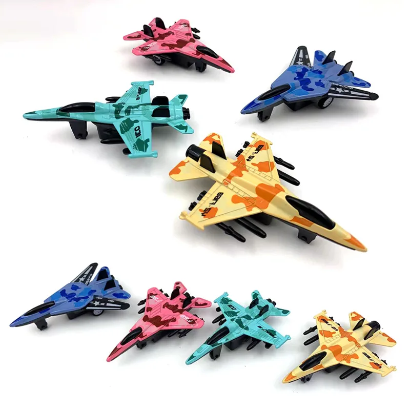 MINI-Alloy-Fighter-Aircraft-Model-Toys-10CM-Pull-Back-Military-Aircraft ...