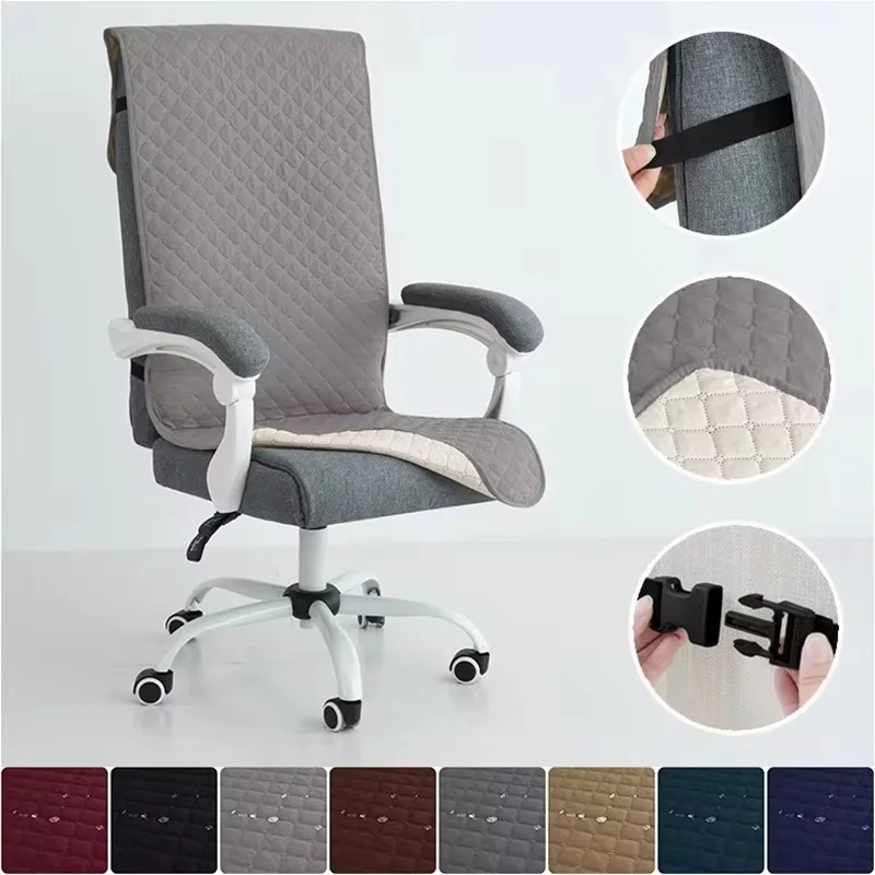 Repelente-de-gua-Office-Chair-Cover-Gaming-Assento-Almofada-Elastic ...