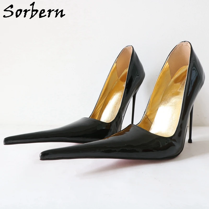 Sorbern 14cm Stilettos High Heel Pump Shoes Italy Style Pointed Toe ...