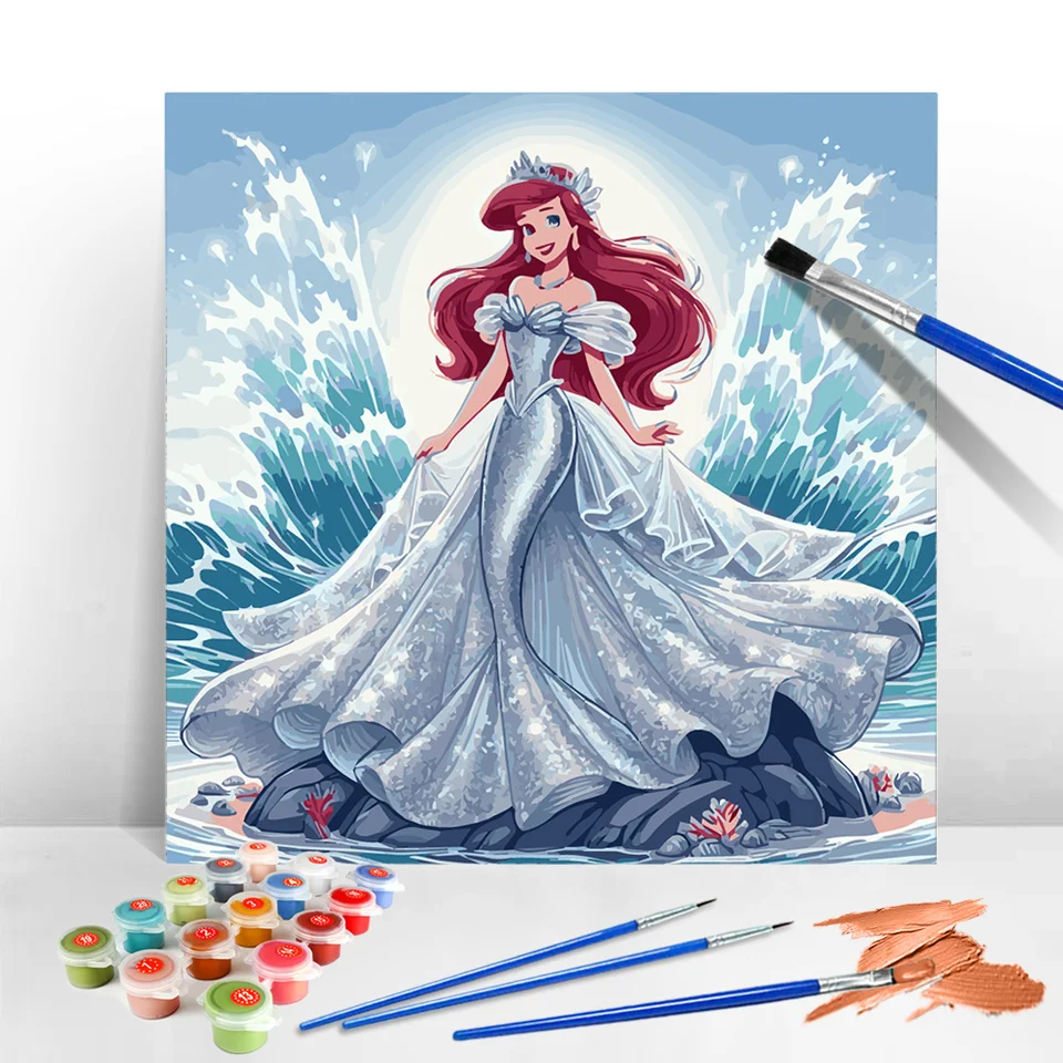Schetsen Van Disney Prinses Ariel The Little Mermaid Ariel (Outline)