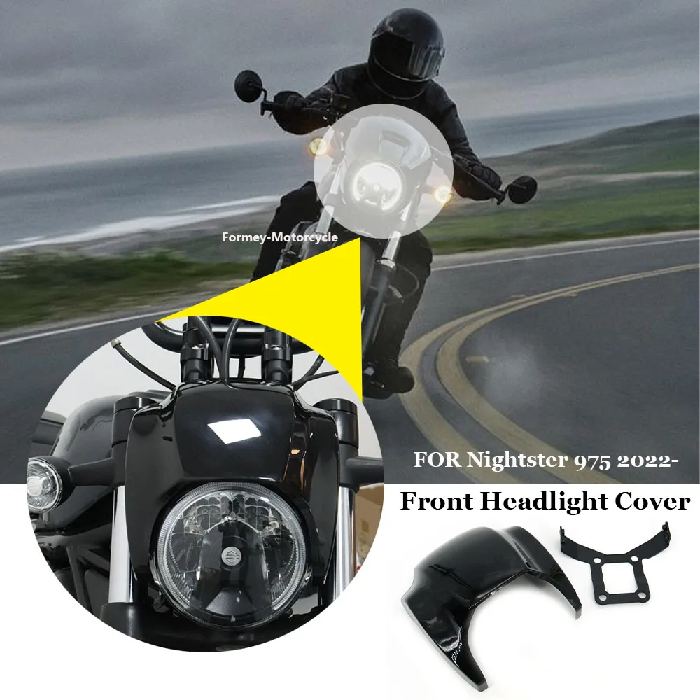 FOR Harley Nightster 975 RH975 RH 975 2022 2023 Gloss Black Front ...