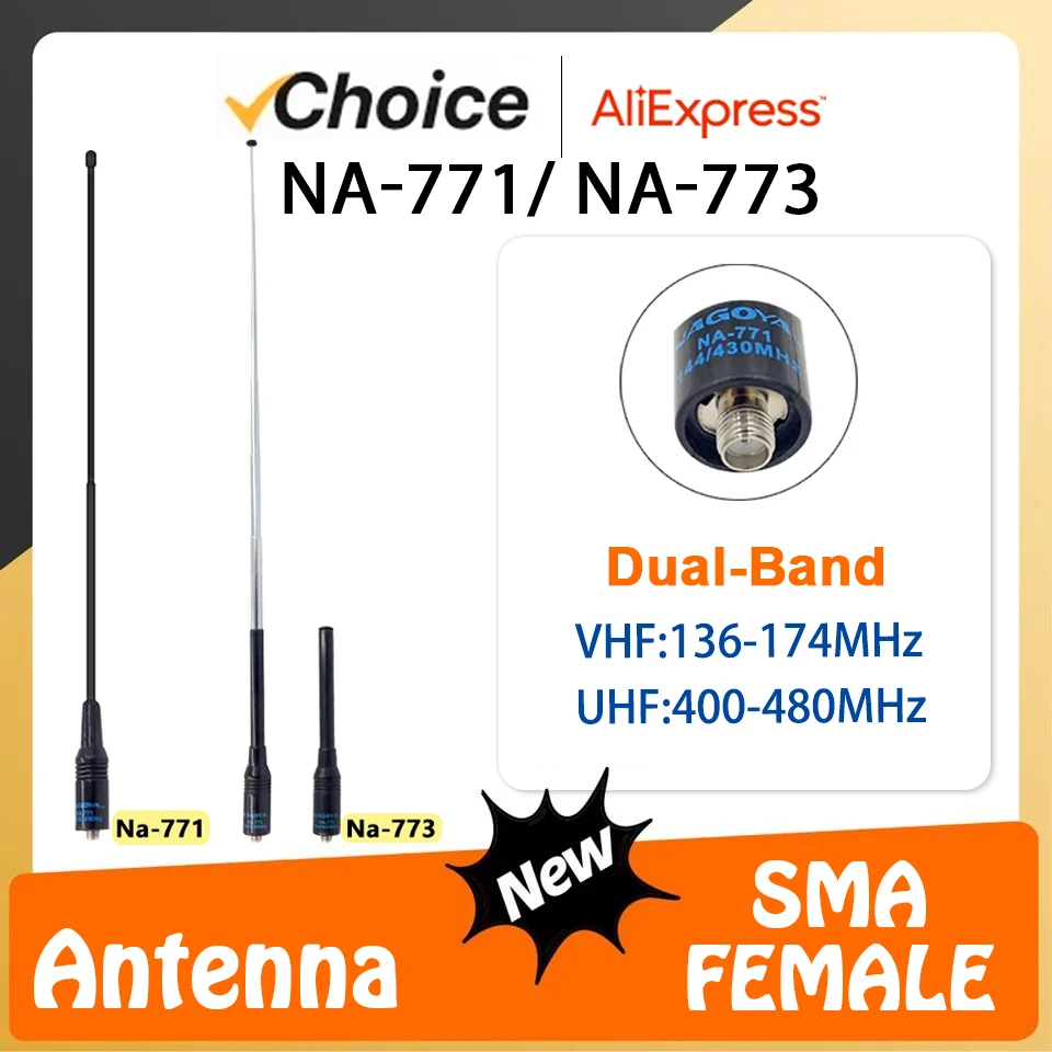 Na-771-Antenna-Walkie-Talkie-NA-773-Antenna-Nagoya-Gain-Aerial-VHF-UHF ...