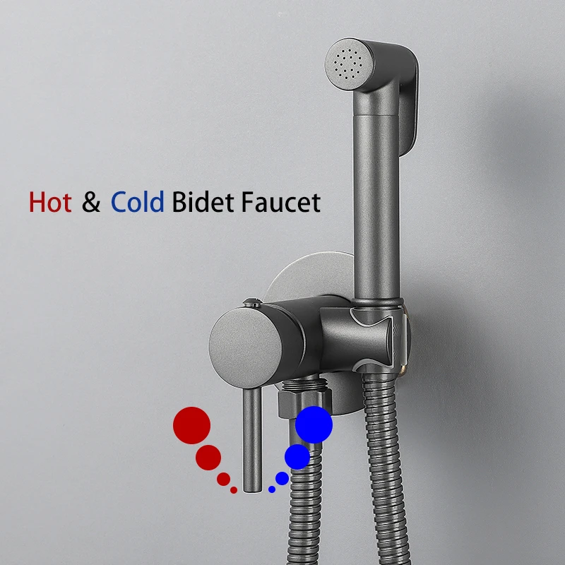 Toilet Bidet Shower Hot Cold Water | Toilet Bidet Faucet Hot Cold Water ...