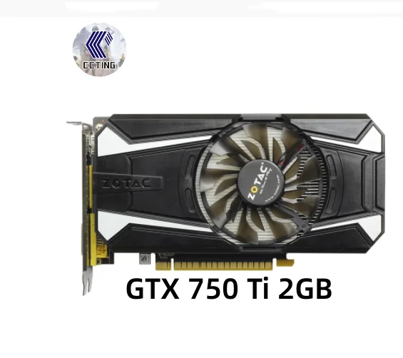 Placa de vídeo zotac geforce gtx 750 ti 2gb 128bit gddr5 placas gráficas para nvidia original ...