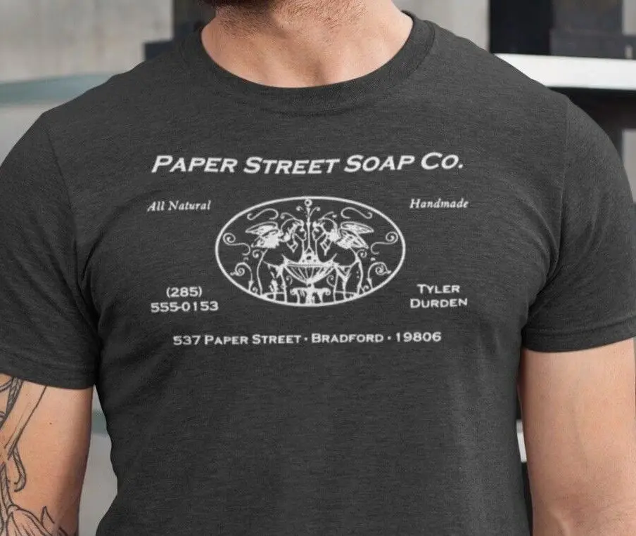 Fight Club Paper Street Soap Co. Shirt Brand New Size S-3XL Tyler ...