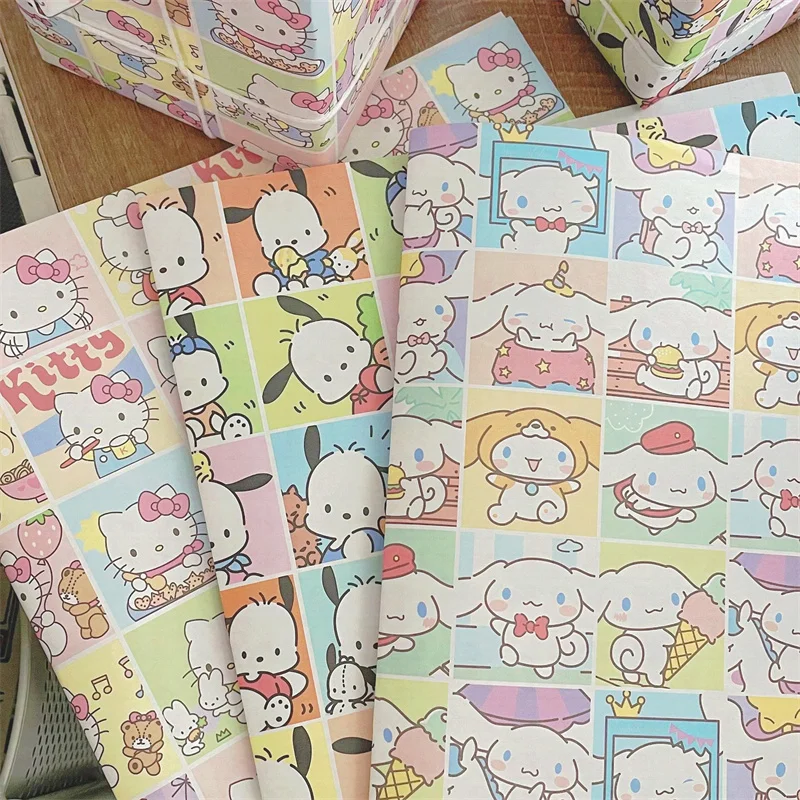 Kawaii Cartoon Sanrio Christmas Gift Wrapping Paper - KawaiiMerch.com