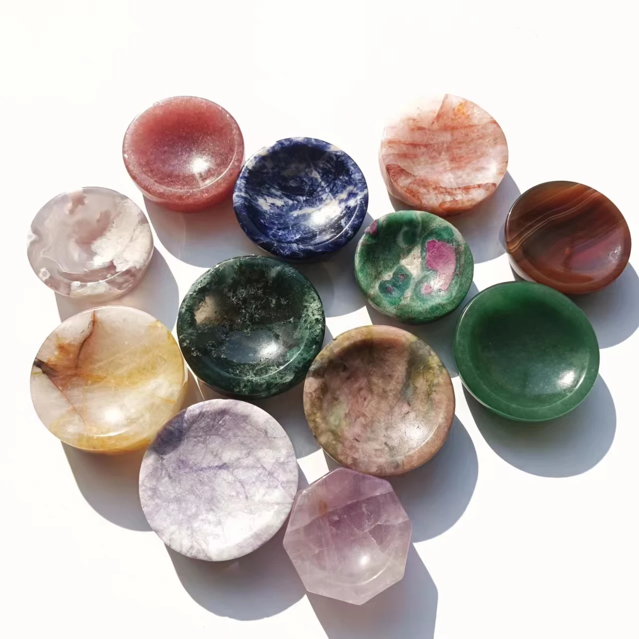 1PCS-4-6CM-Natural-Gemstone-Bowl-Spiritual-Healing-Reiki-Raw-Stone ...