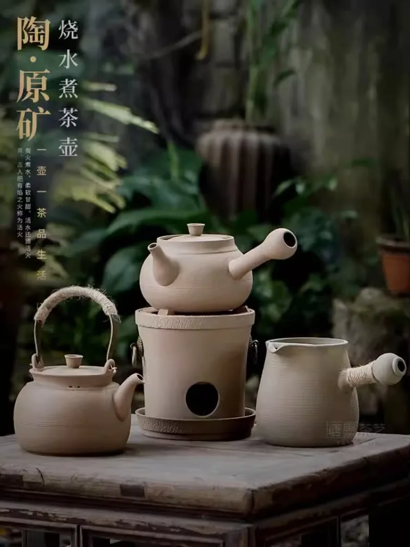 Coarse-Pottery-Kettle-Old-Yan-Clay-Pot-Pot-Pot-Pot-Carbon-Open-Fire ...