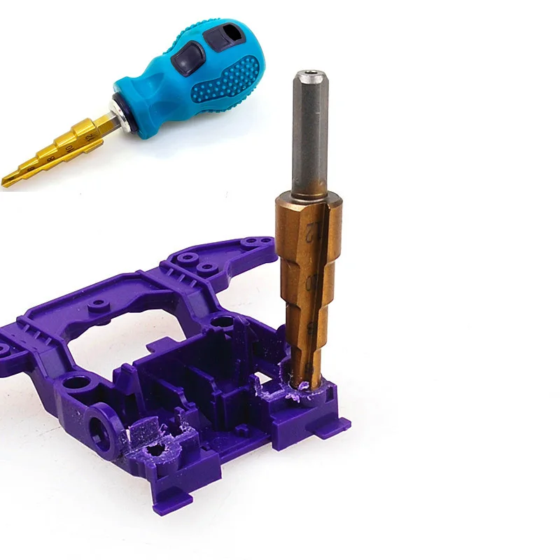 1PC-4-12mm-Tower-Drill-Step-Reamer-Hand-Drill-MS-Front-and-Rear-Reaming ...