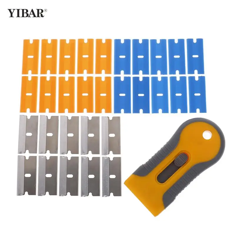 Car Film Tool Cleaning Blade Scraper Glass Blade Cleaning Plastic Blade ...