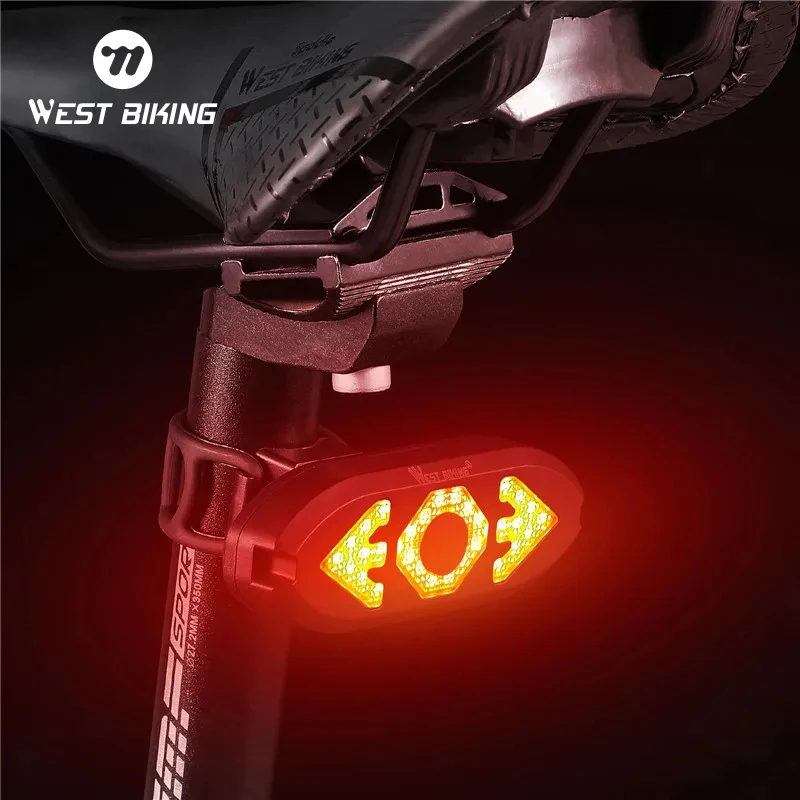 WEST-BIKING-luz-trasera-recargable-para-bicicleta-Control-remoto-bip ...