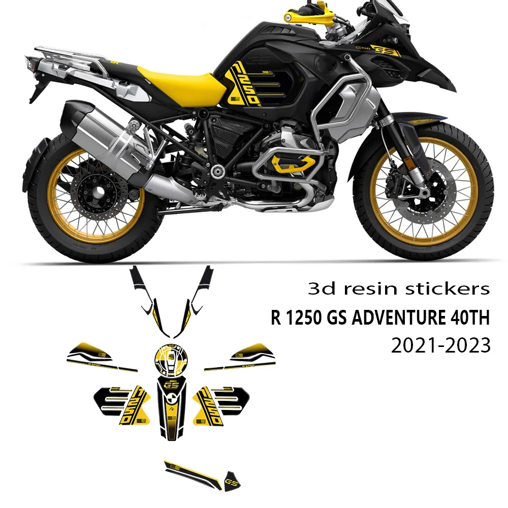 R-1250GS-Adventure-40th-Motorcycle-Accessories-3D-Sticker-Decal ...