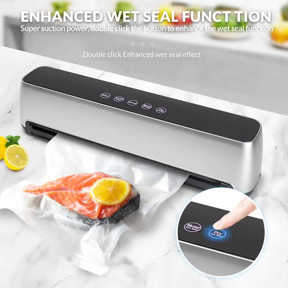 Automatic-Vacuum-Sealer-Machine-125W-Hands-Free-Pressing-Vacuum-Sealer ...
