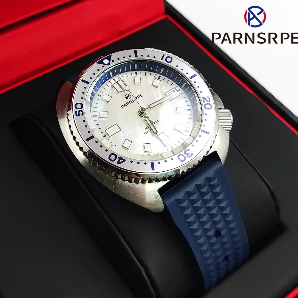 PARNSRPE Diver's Luxury Men's Watch Small Abalone Automatic Mechanical ...